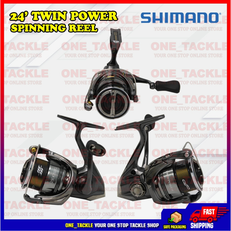Shimano 24 Twin Power Spinning reel (100% original) | Shopee Malaysia