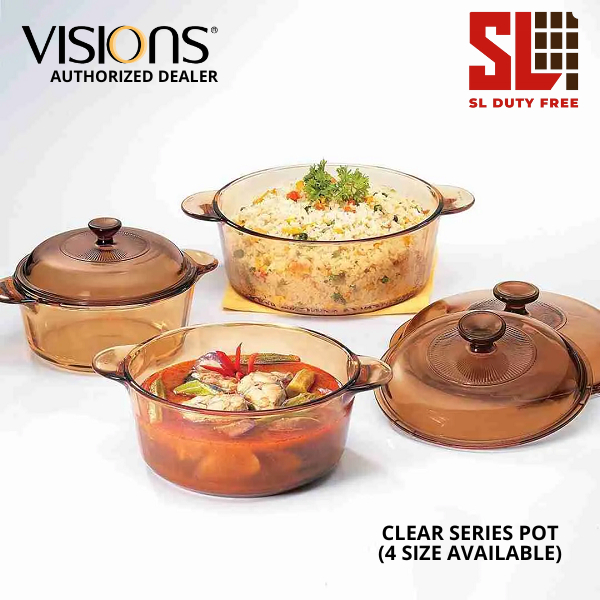 Visions Loose Size 0.8L/1.25L/2.25L/3.25L Casserole Versa Pot Cookware ...