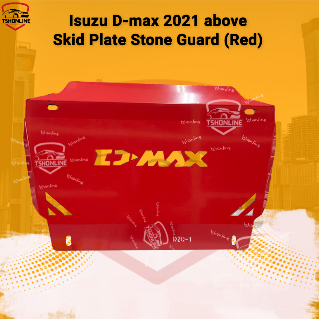 Isuzu D-max Stone Guard Enjin Cover Enjin Skid Plate Red Dmax 2021 ...