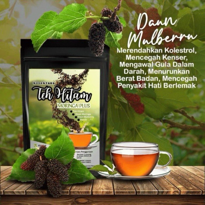 TEH HITAM MORINGA PLUS(100% ORIGINAL HQ) | Shopee Malaysia