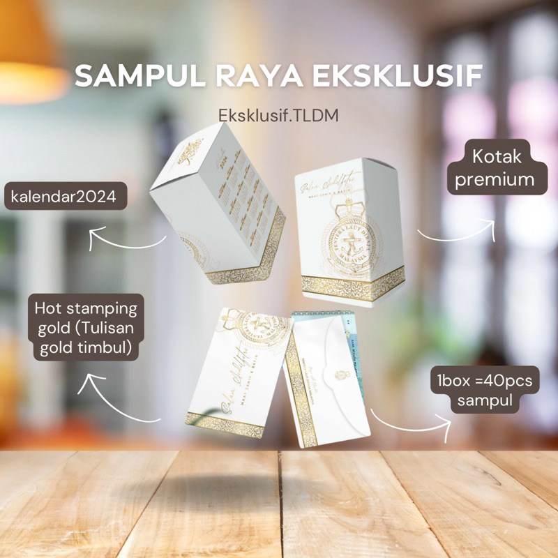 [NEW] SET PREMIUM 40pcs SAMPUL RAYA EKSKLUSIF TLDM BESERTA KOTAK ...