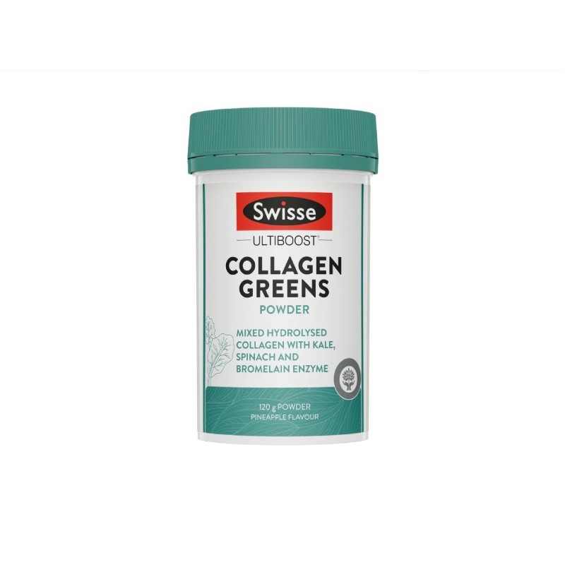 Swisse Ultiboost Collagen Greens Powder 120g Pineapple Flavour | Shopee ...