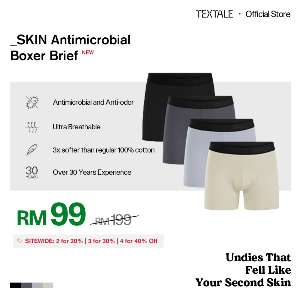 [NEW] TexTale_SKIN Antimicrobial Boxer Brief | Antimicrobial | Ultra ...