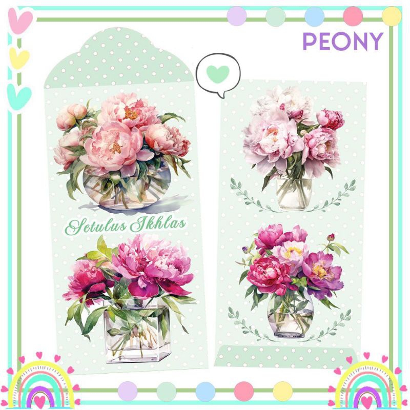 Sampul raya peony 2024 setulus IKHLAS | Shopee Malaysia