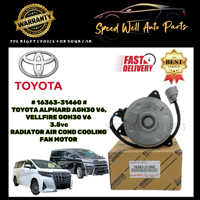 TOYOTA ALPHARD ACH30 V6 3.5cc, VELLFIRE GGH30 V63.5cc (WITH WIRE ...