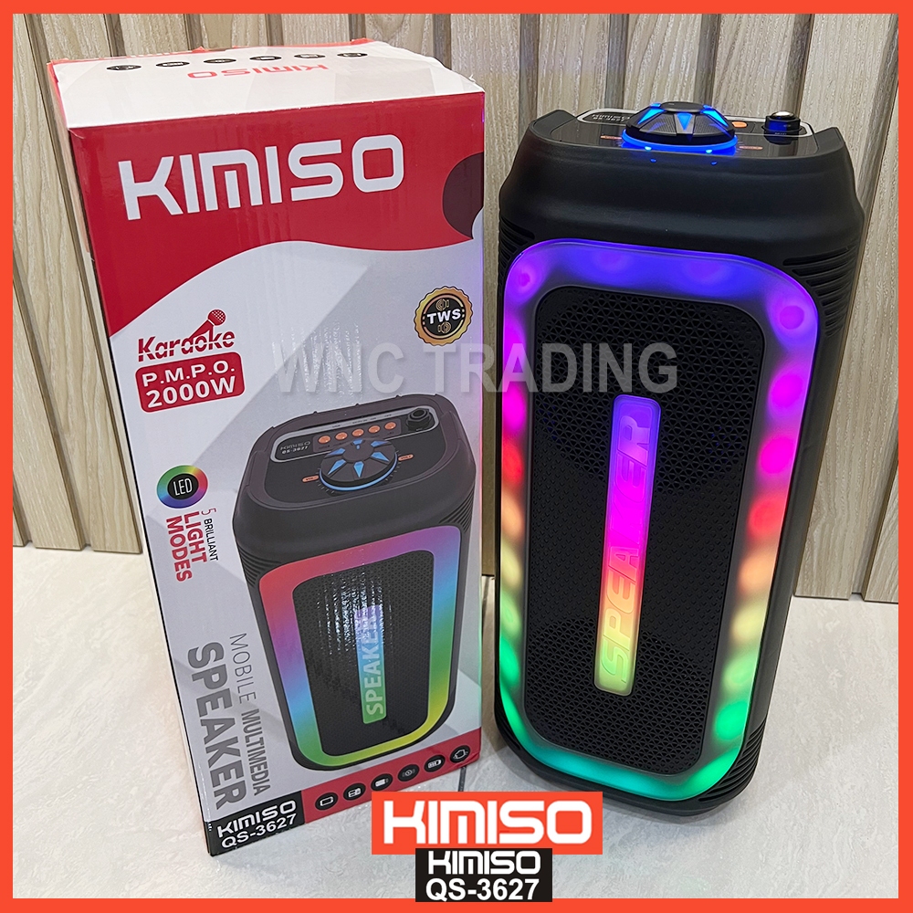 KIMISO Speaker QS-3627/3628/3629/3630/3631/3632 Wireless Portable ...
