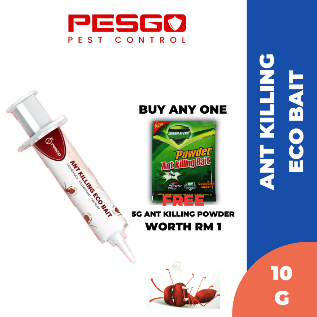 Pest Asia Ant Killing Eco Bait Ubat Semut Cockroach Lipas Racun Cicak/ 蚂蚁药/ 蟑螂药/ 壁虎药 | Shopee ...