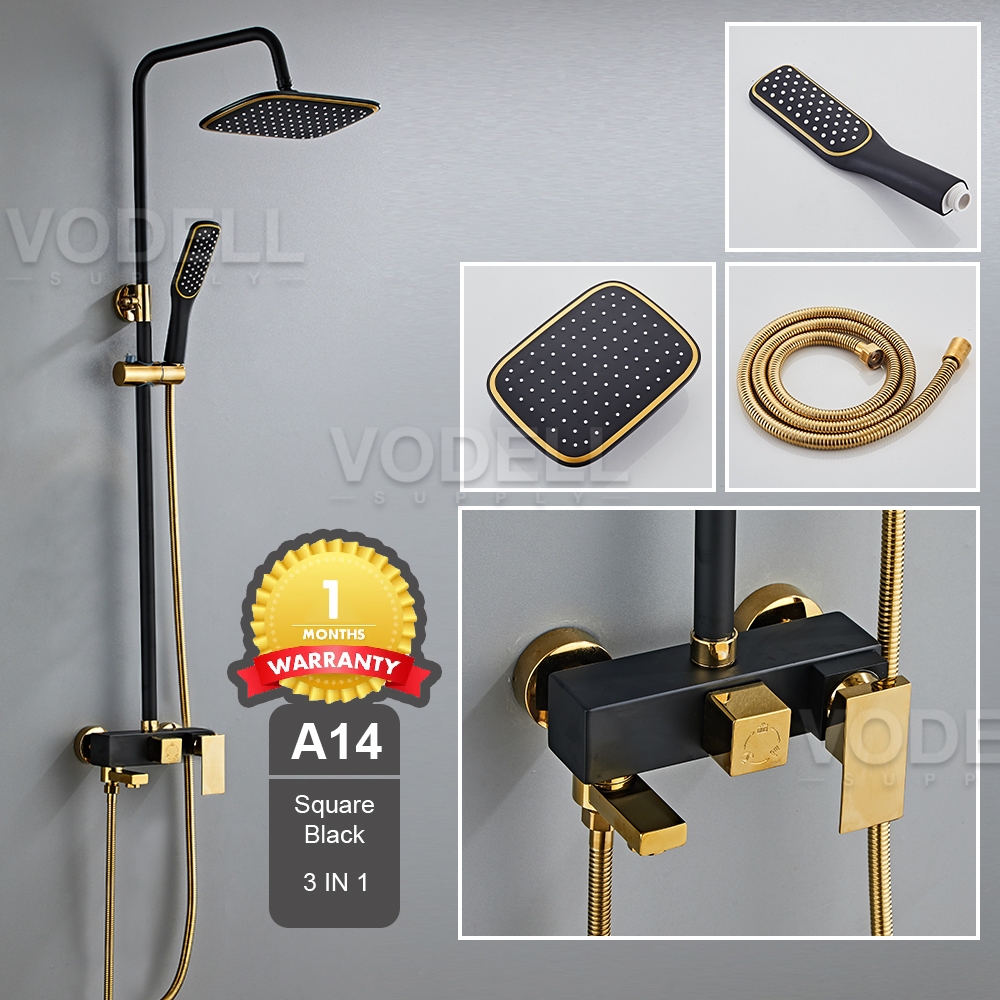 VODELL 304 Stainless Steel 4in1 Digital Shower Set Bathroom Mixer ...