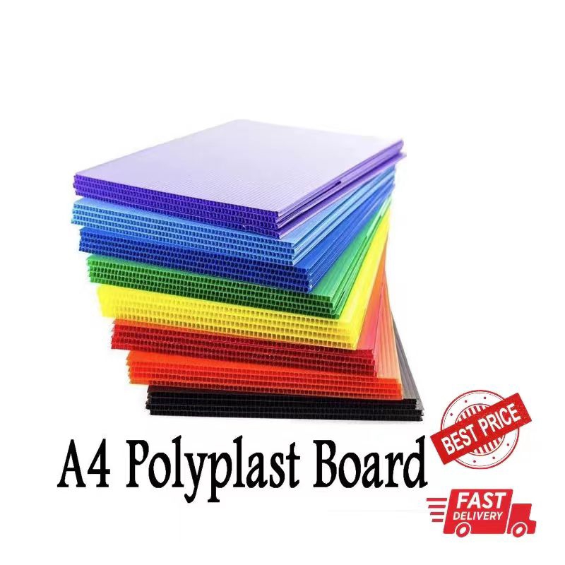 (10PCS) A4 Impra Board | PP Strawboard | Corrugated Plastic Sheet ...