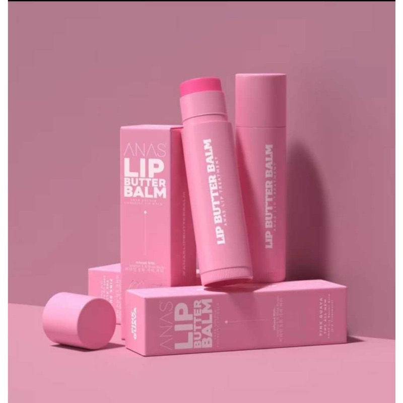 Anas lip butter balm with shea butter and vitamin E (PINK GUAVA ...