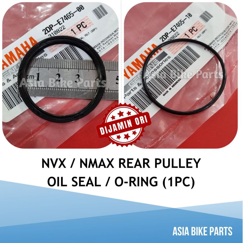 Yamaha Original NVX V1 V2 / NMAX V1 V2 Rear Pulley Oil Seal & O-Ring ...
