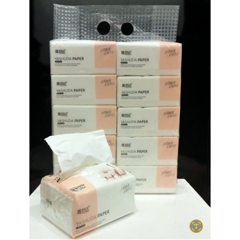 Pop Up Tissue Paper/Yashuda/Tisu Pop Up/TissuePaper/4 Ply (10 Packets ...