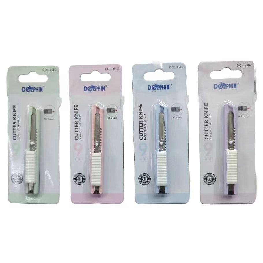 Dolphin DOL-8202 Shot Cutter Knife 1pcs ( Pastel Colour ) | Shopee Malaysia