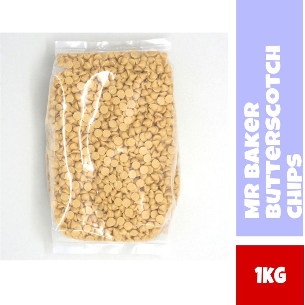 Butterscotch Chip / Butterscotch Compound Chips /100g 500g 1Kg / Mr ...
