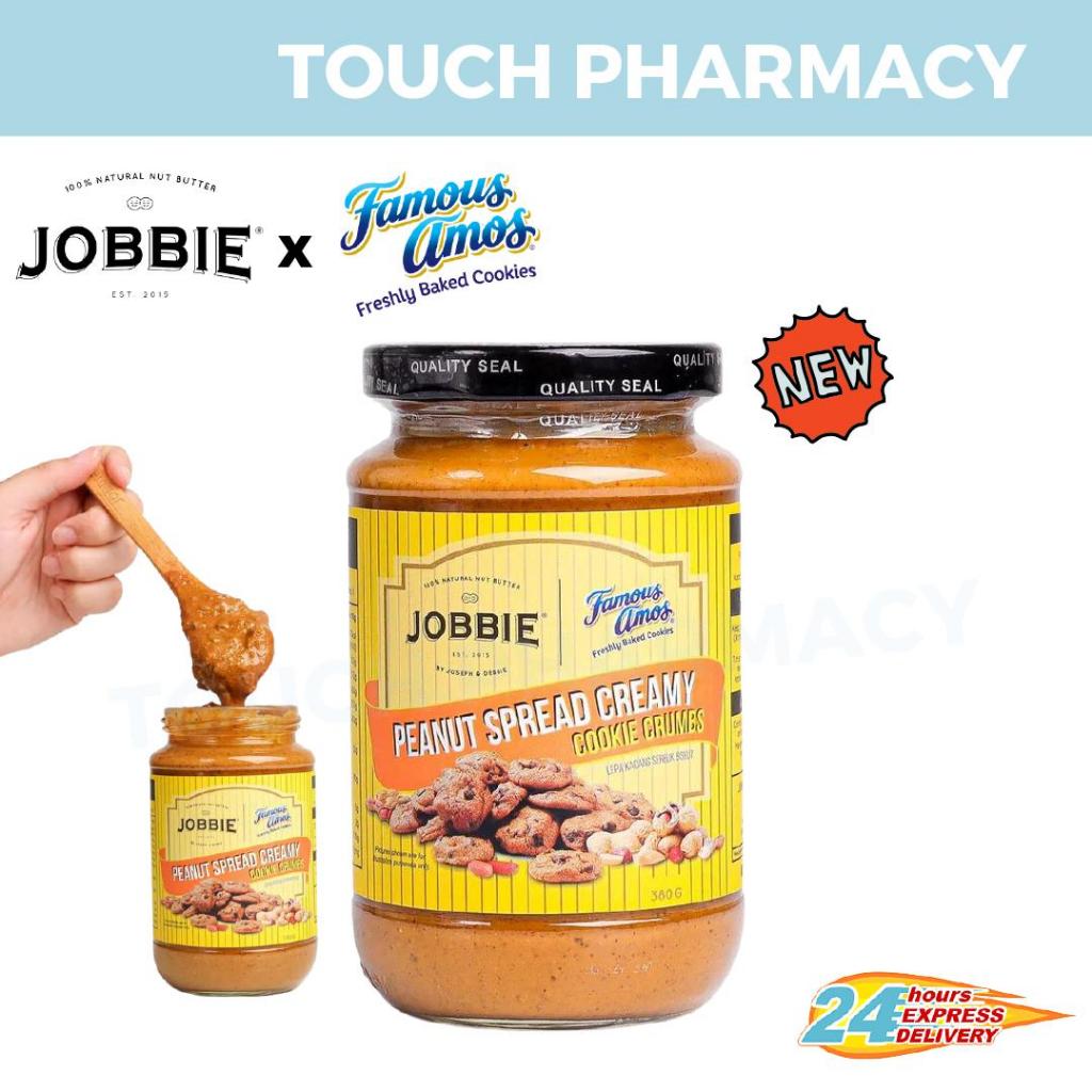 JOBBIE x FAMOUS AMOS Cookie Crumbs Peanut Spread 380G | Shopee Malaysia