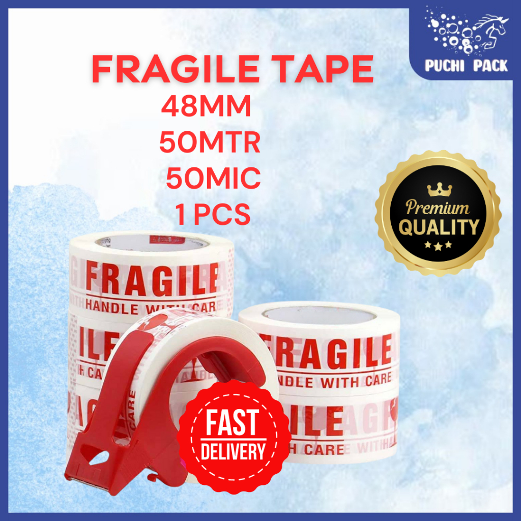 FRAGILE OPP TAPE 48MM 45MM (50 METER) (1 PC) | Shopee Malaysia
