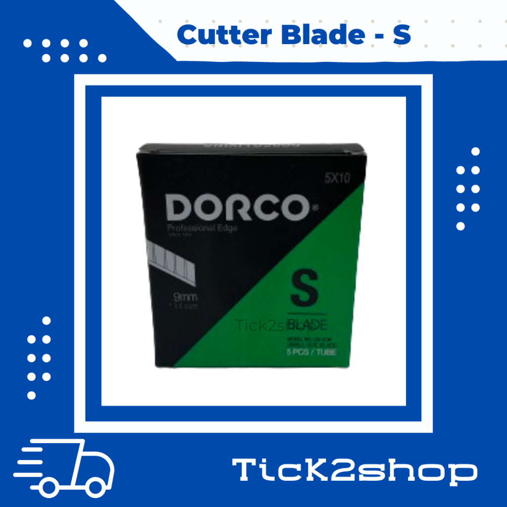 Dorco Cutter Blade - Small (S)(Box)(10tube/box) | Shopee Malaysia