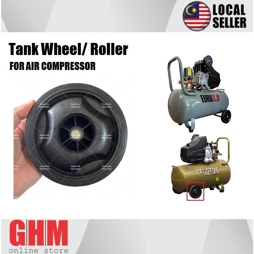 Tank Wheel Roller Roda Tayar Air Compresssor Eurox EAX2524 EAW2524 ...