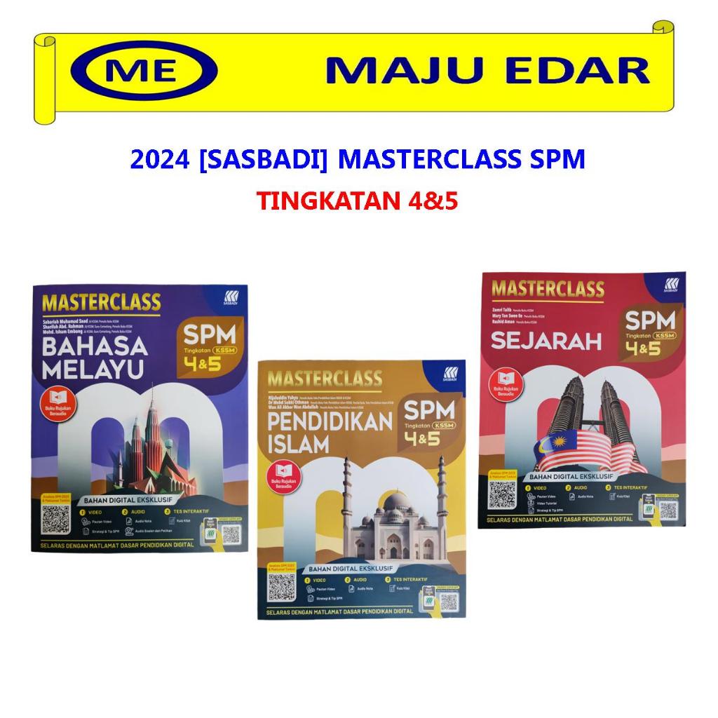 2024 [sasbadi] Masterclass Spm Tingkatan 4and5 Bahasa Melayu Sejarah