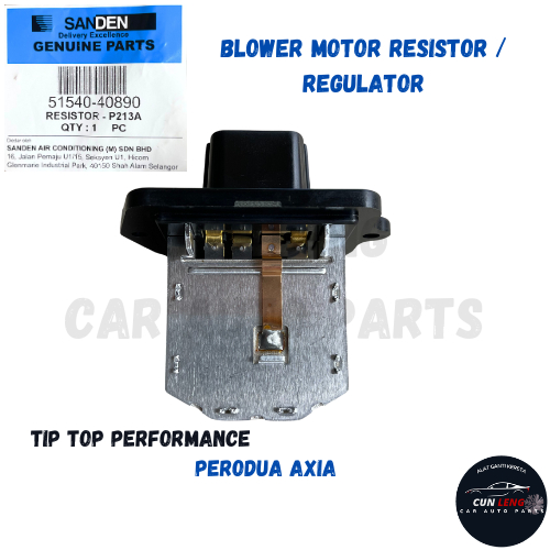 PERODUA AXIA ALL MODEL AIRCOND BLOWER MOTOR RESISTOR / REGULATOR ...