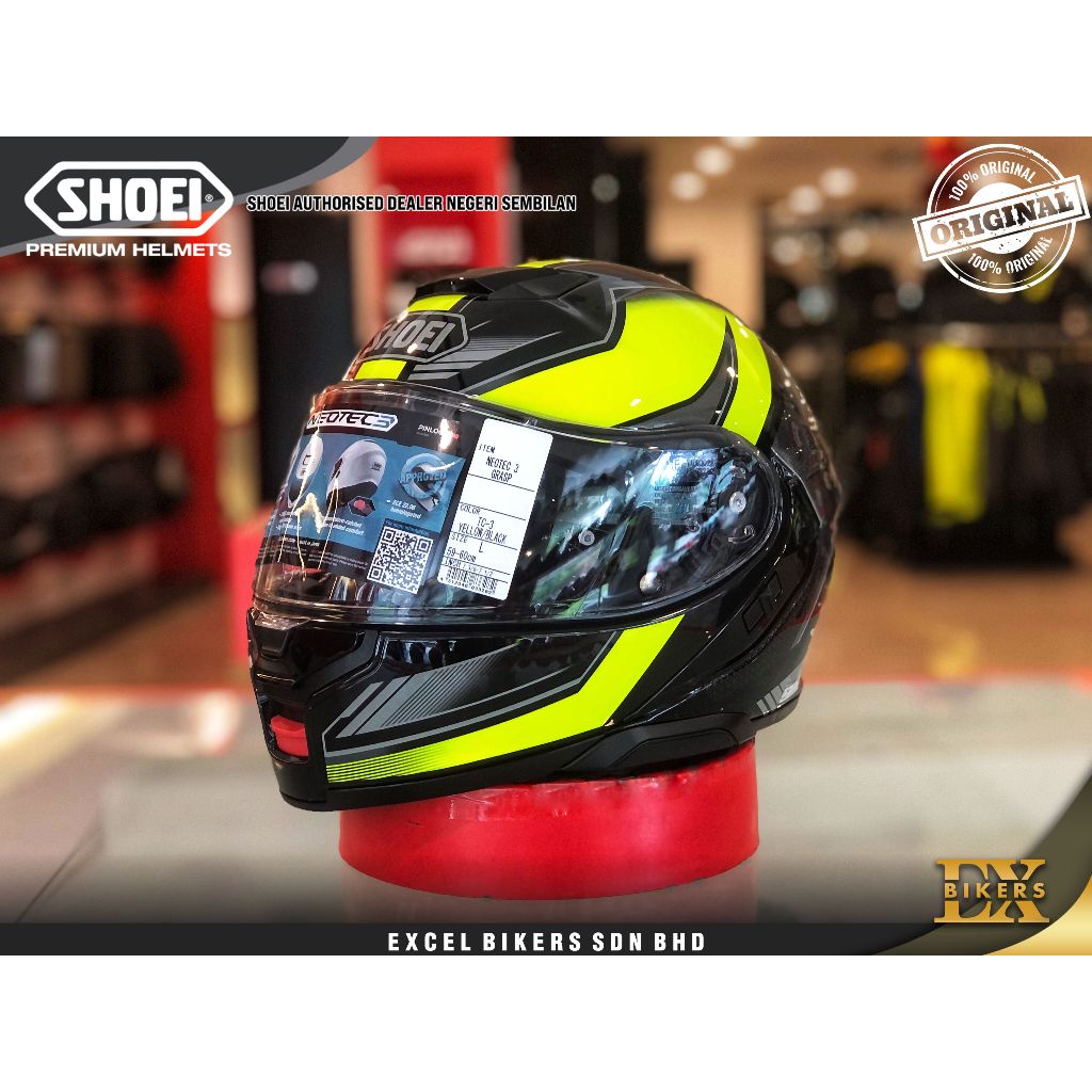 SHOEI HELMET NEOTEC 3 GRASP (TC-3) /NEOTEC /NEO TEC III /MODULAR HELMET ...