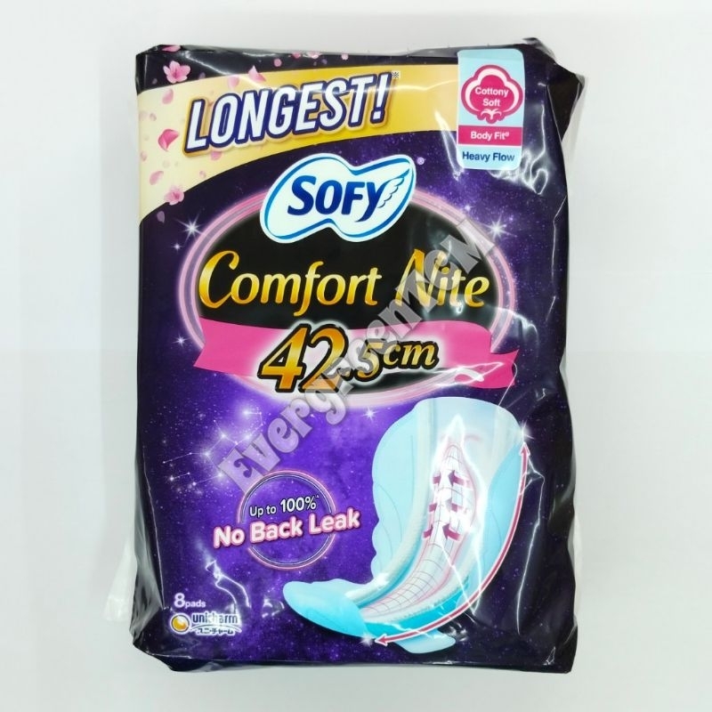 Sofy Comfort Nite with Slim Wings 42.5cm 卫生巾/卫生棉 8pcs (Sanitary Pad ...