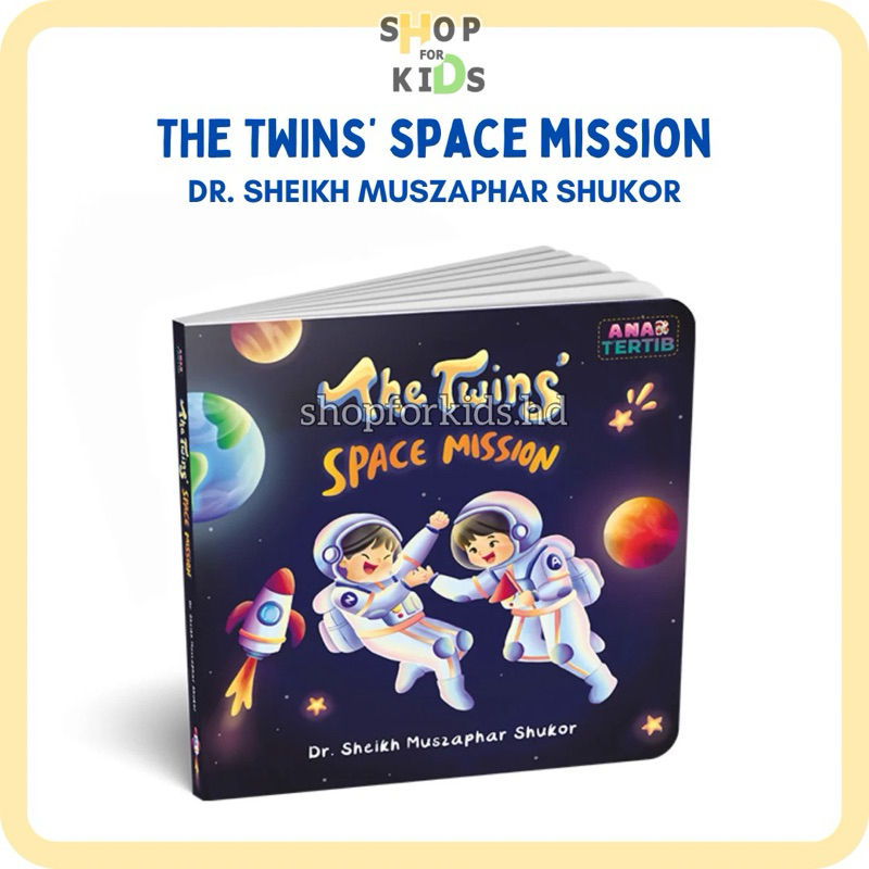 THE TWINS' SPACE MISSION BY DR SHEIKH MUSZAPHAR | Hard Board Book Buku ...