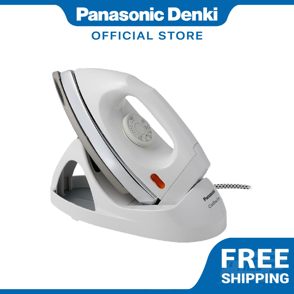 Panasonic NI-100DX Cordless Iron Non-stick Wireless Ironing Portable ...