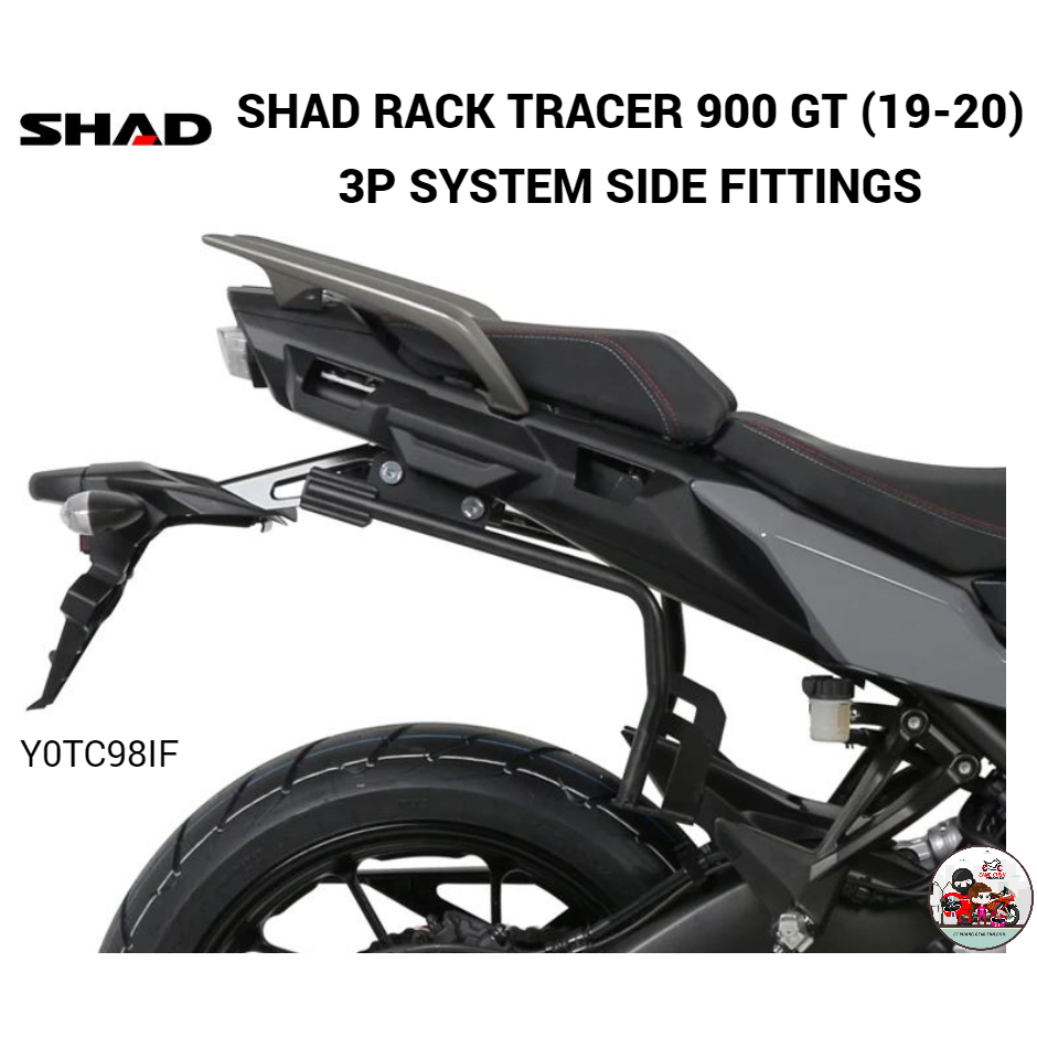 SHAD RACK TRACER 900 GT (19"-20") 3P SYSTEM SIDE FITTINGS (Y0TC98IF ...