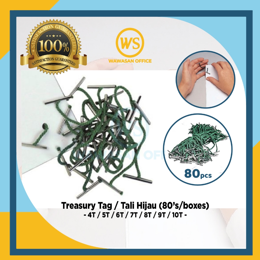 Treasury Tag / Tali Hijau / Treasury Tags / Green Tag / Green String ...