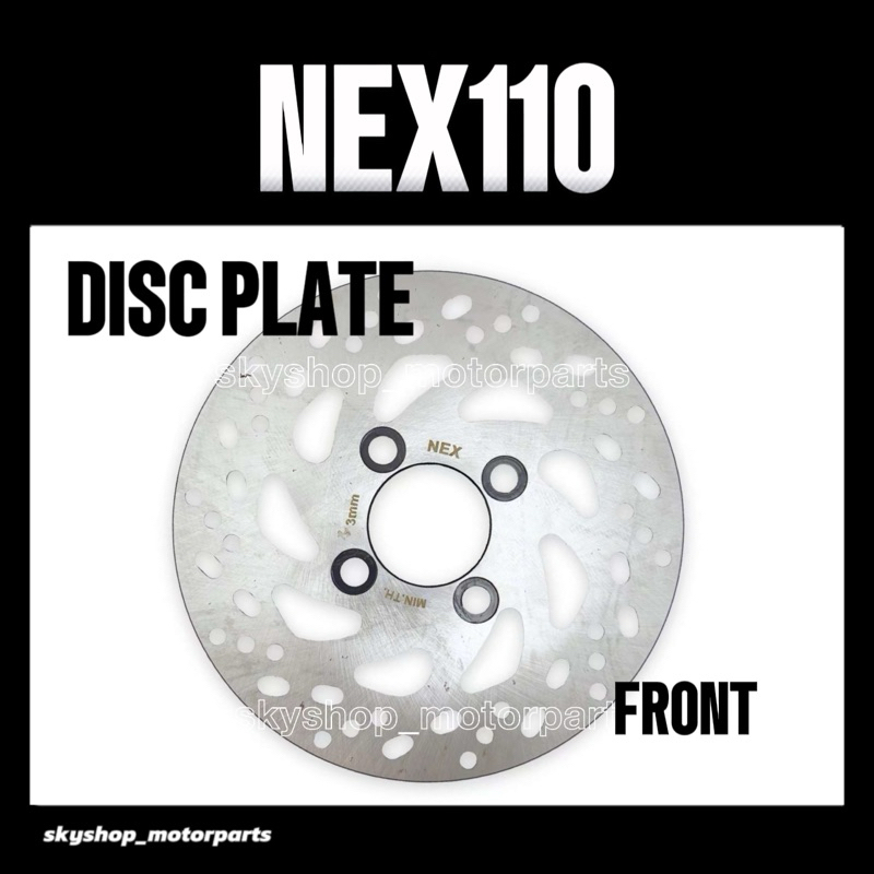 NEX110 DISC BRAKE PLATE (FRONT) // SUZUKI NEX 110 DEPAN | Shopee Malaysia