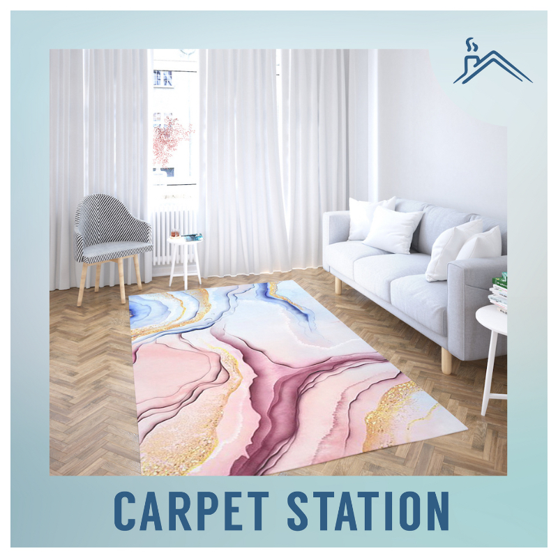Colourful Marble Design Modern Home Decoration Rugs Simple Elegance ...