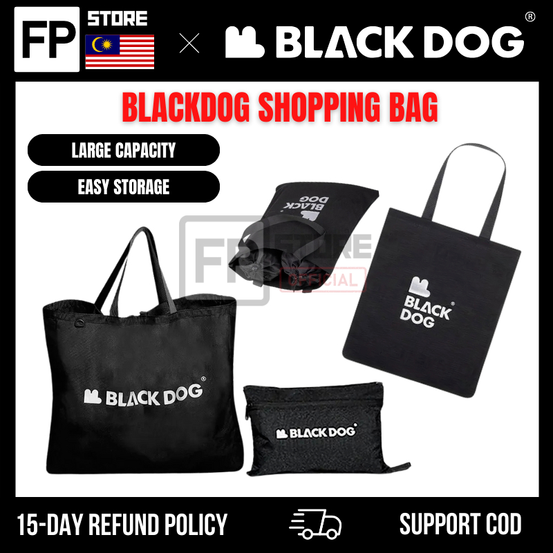 [ COD READY STOCK ] BLACKDOG Foldable Shopping grocery Bag Large ...