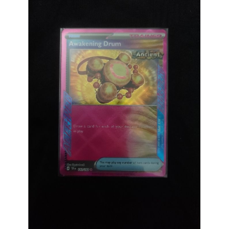 Pokemon ptcg awakening drum 141/162 ace rare | Shopee Malaysia