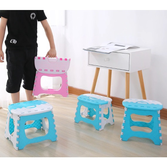 Kids Plastic Chair Foldable Plastic Multi Purpose Folding Step Stool ...