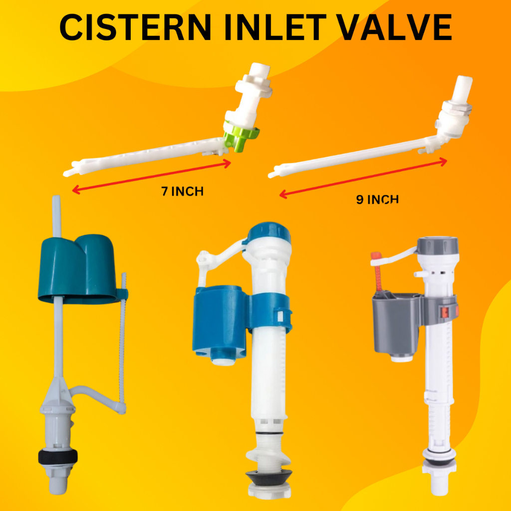 0006 Compact Bottom Inlet Valve Toilet Tank Float Valve Stand ( 9" / 11 ...