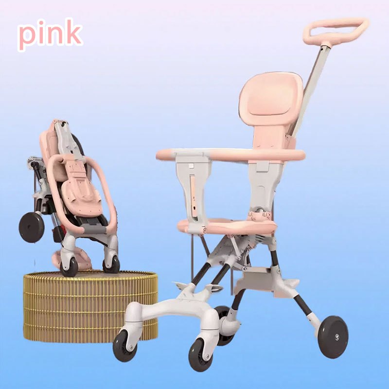 🔥Free Ship🔥 Stroller Baby Big 4 Wheels Lightweight Foldable Stable Soft ...