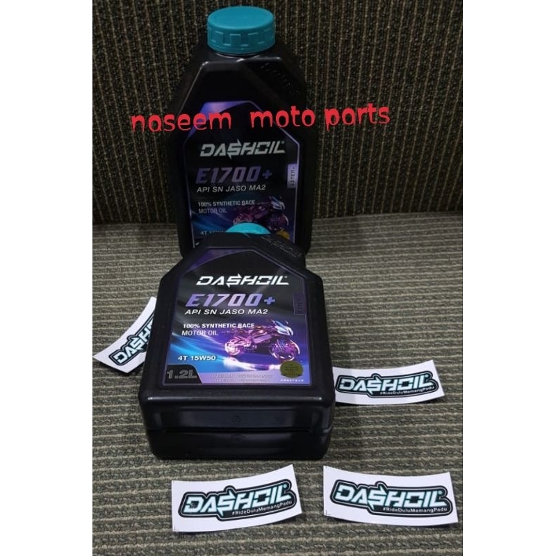 Dash oil Ester+E1700+ 4T 15W50 1.2L Fully synthetic SN motorcycle ...
