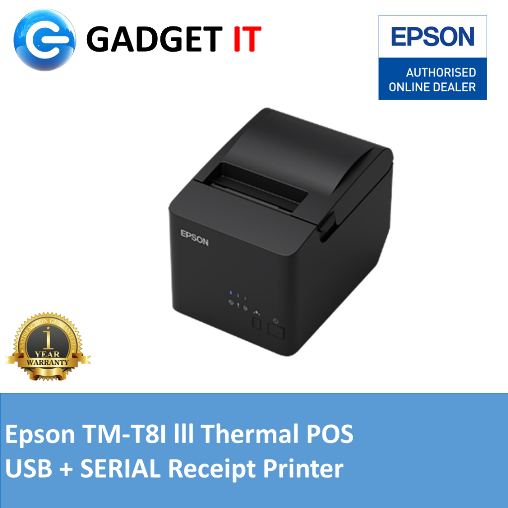EPSON TM-T81III / TM-T81 III THERMAL POS RECEIPT PRINTER (TMT81/TM-T81-3/TM-T81-III/TMT81III ...