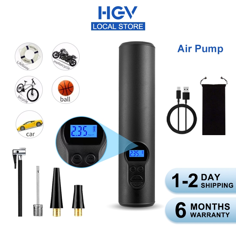 HGV Portable Pump Tyre Electric Car Air Pump Min Air Compressor ...