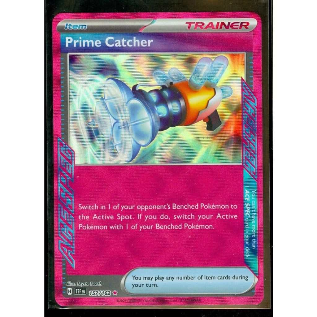POKEMON PRIME CATCHER 157/162 ACE SPEC RARE HOLO - TEMPORAL FORCE ...