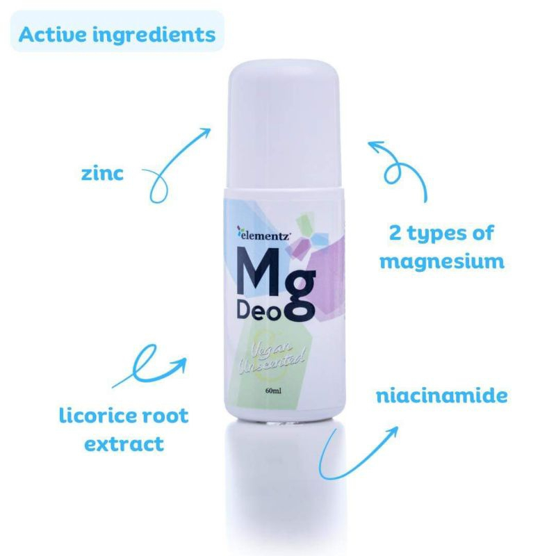 Elementz Magnesium Deodarant 60ml | Shopee Malaysia