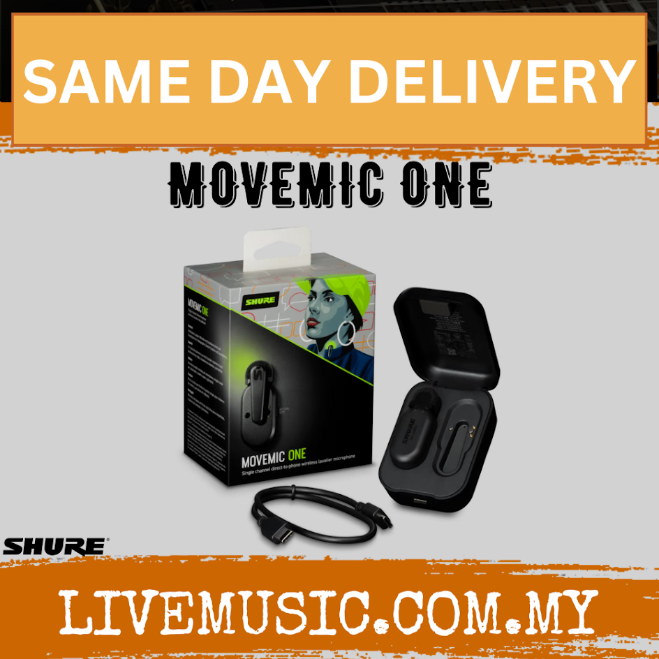 Shure MOVEMIC ONE Single-Channel Wireless Lavalier Microphone ( MOVEMIC ...