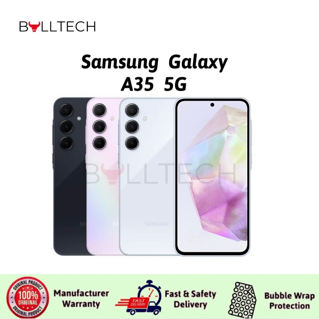 Samsung Galaxy A35 5G (A356) 8GB RAM + 256GB ROM 1 YEAR WARRANTY BY ...