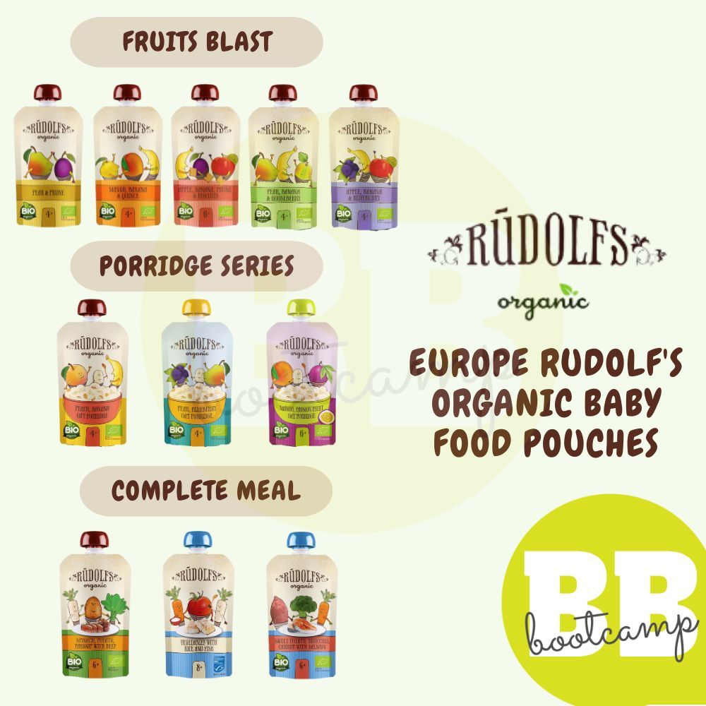 [Halal] Rudolfs Organic Premium Baby Puree/ Porridge/Complete Meal ...