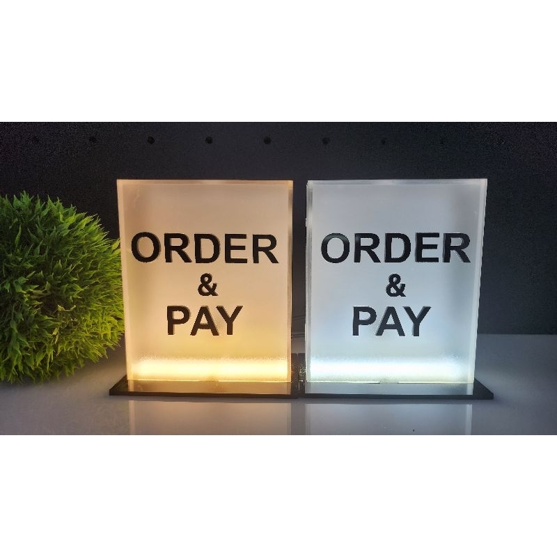 ORDER & PAY 10CM X 15CM FROSTED ACRYLIC LIGHT BOX [🇲🇾 DIRECT KILANG ...