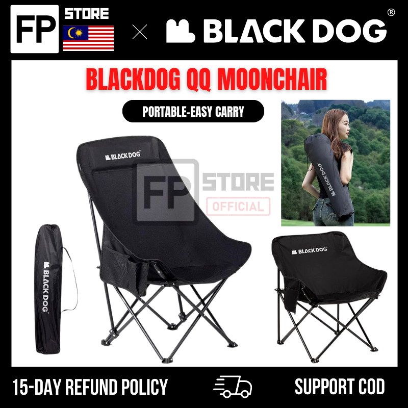 [ COD READY STOCK ] BLACKDOG QQ Moon Chair Full Set with bag Camping ...