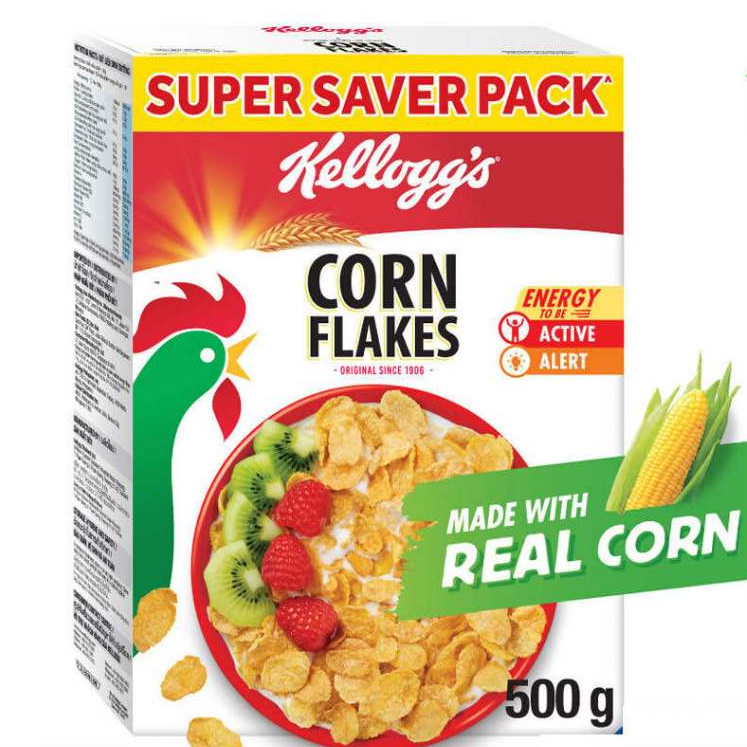 Kellogg's Corn Flakes Cereal (500g) | Shopee Malaysia
