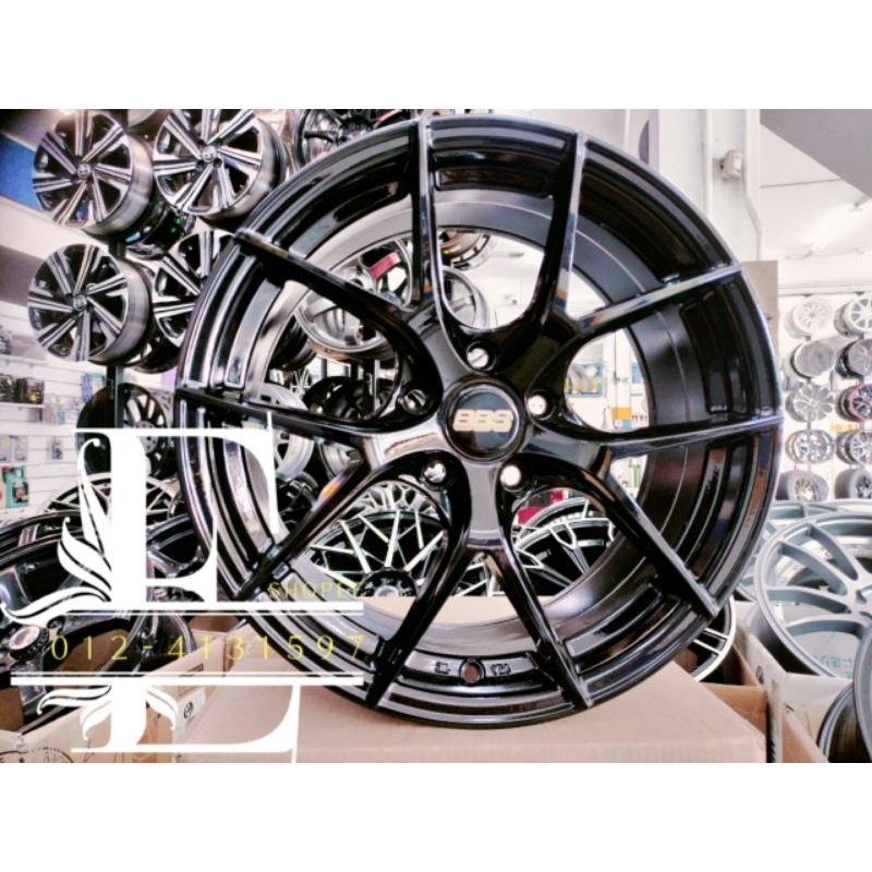 NEW SPORT RIM 17 INCH RM1580 4PC RIM CIVIC X50 CX5 WRV HRV CAMRY BBS ...