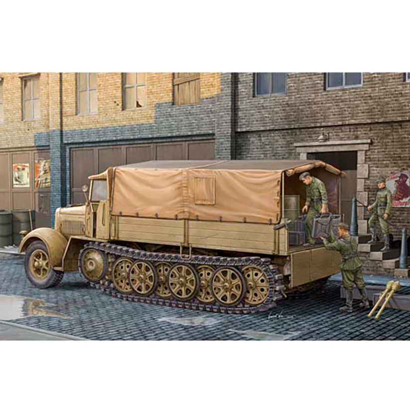Trumpeter 01507 1/35 German Sd.Kfz. 7 KM m 11 Mittlere Zugkraftwagen 8t ...